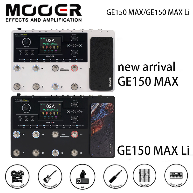 MOOER GE150 Pro Max Li Magic Ear GE150 Series Electric Guitar ...