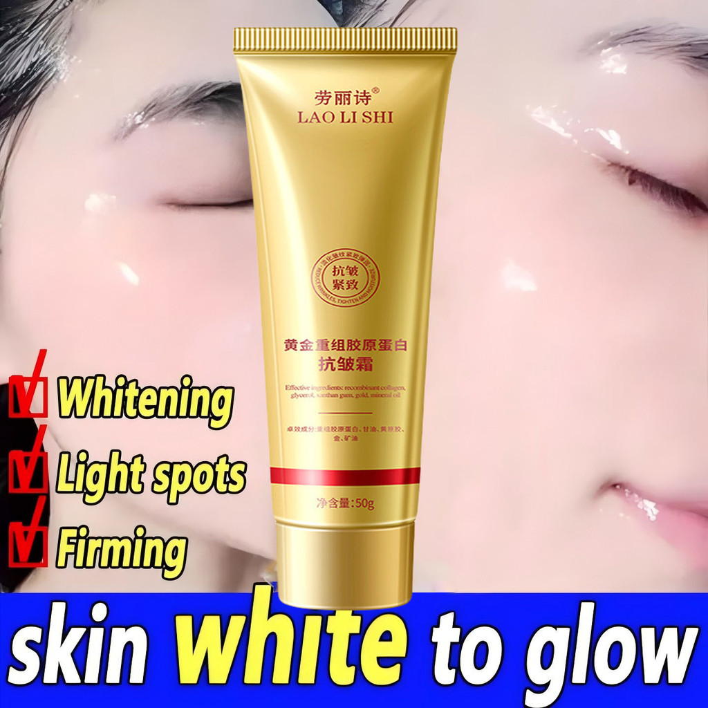 Gold Collagen Face Cream Anti Aging Anti Wrinkle Dark Spot Remover ...