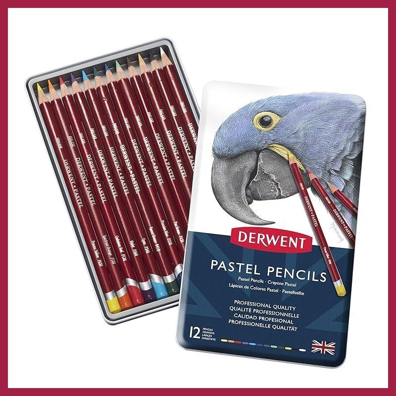 Derwent Pastel Pencil Set 12 Colors 32991 Derwent Pastel Pencil Set 24 ...