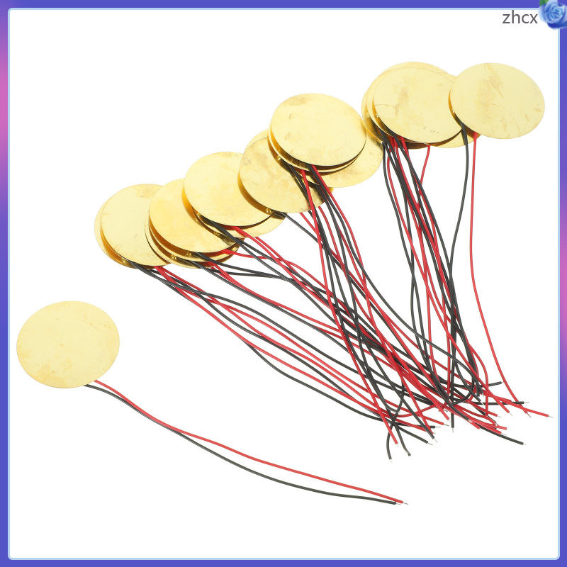 20 Pcs Laptop Sticker Instruments Music Piezo Sounder Sensor Drum Pad ...