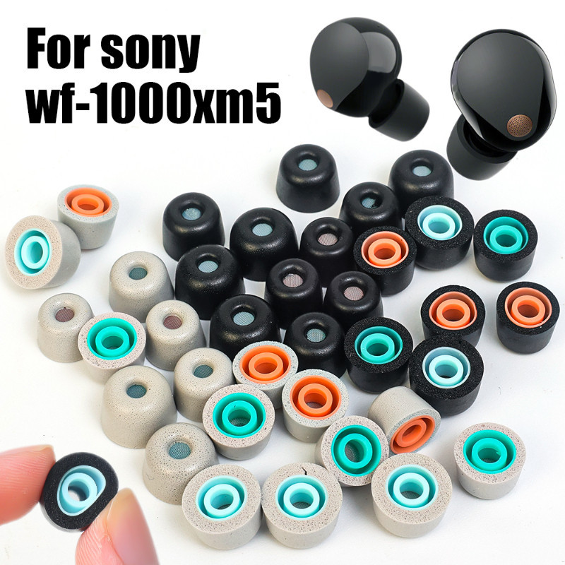Professional Replacement Earplug for Sony WF-1000XM5 Memory Sponge S/M ...