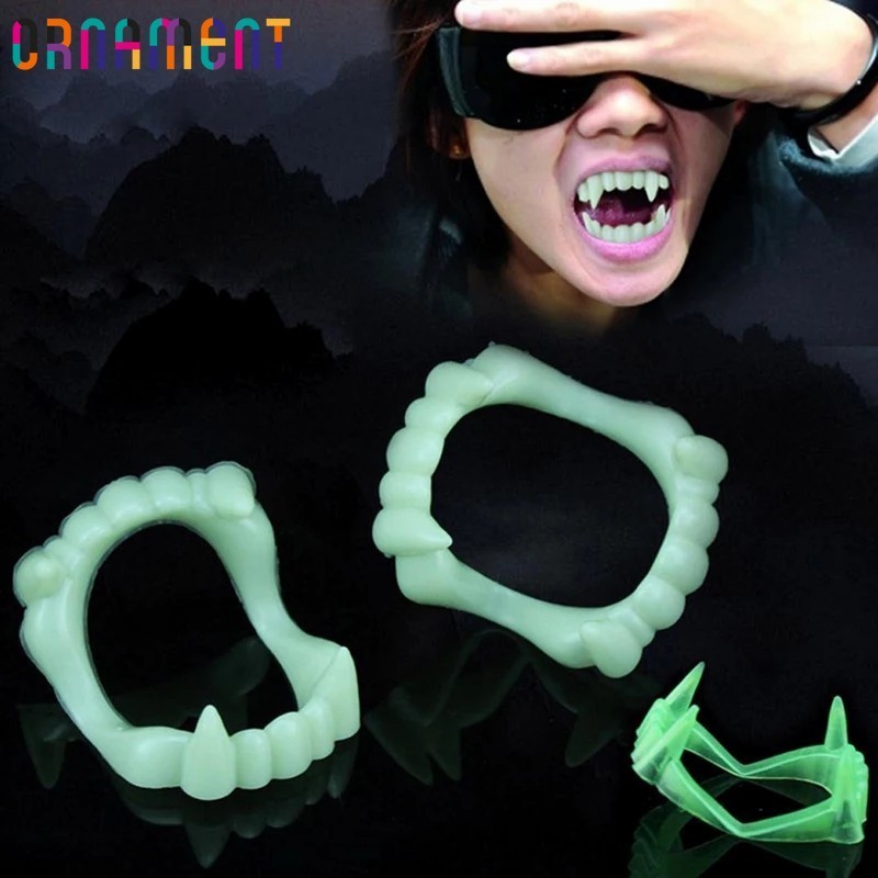 4/2/1PCS Halloween Vampire Denture - Vampire Teeth - Horror Movies ...