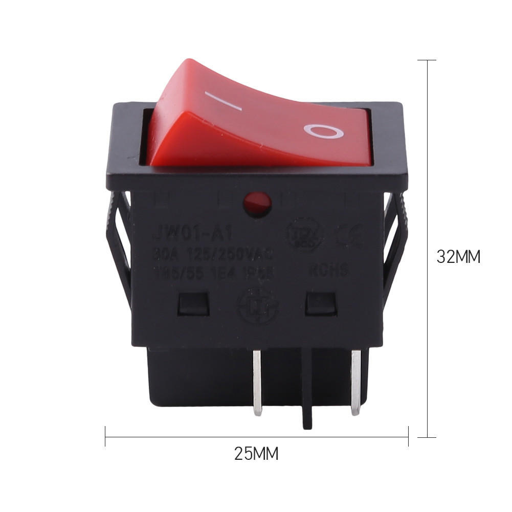 High current electric welding machine switch 30A AC125/250V switch 4PIN ...
