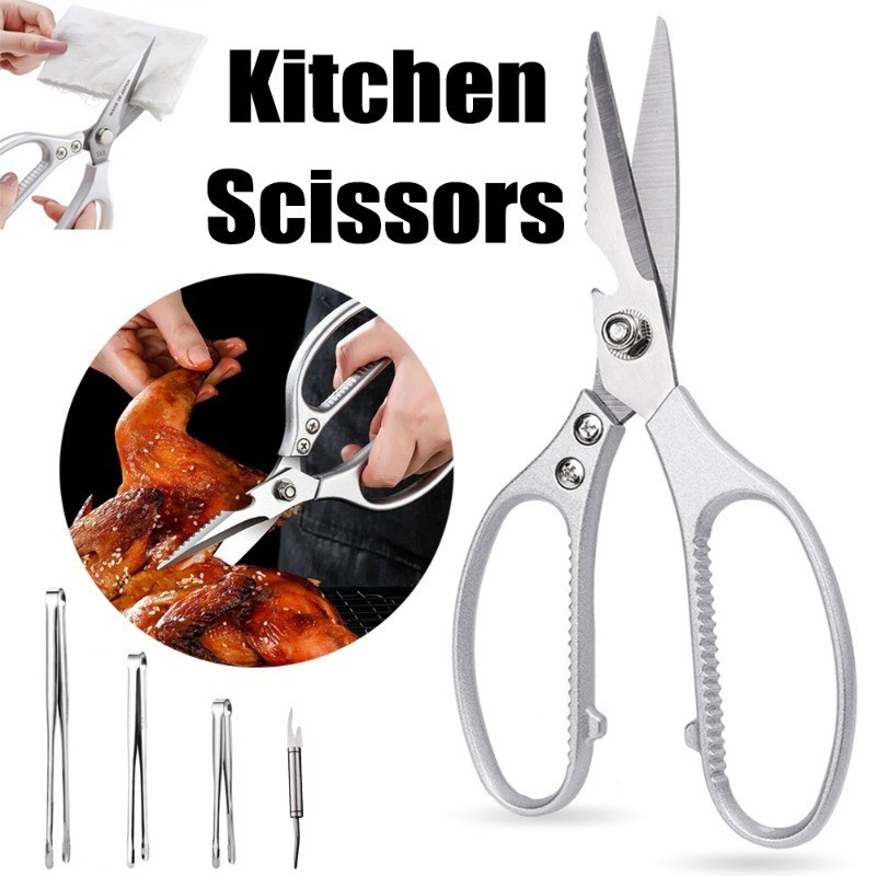 Stainless Steel Kitchen Powerful Scissor/Crab Shrimp Food Cutting Tool ...