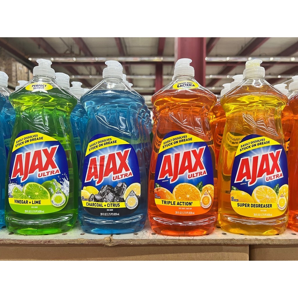 Ajax Dishwashing Liquid Super Degreaser 828mL | Shopee Philippines
