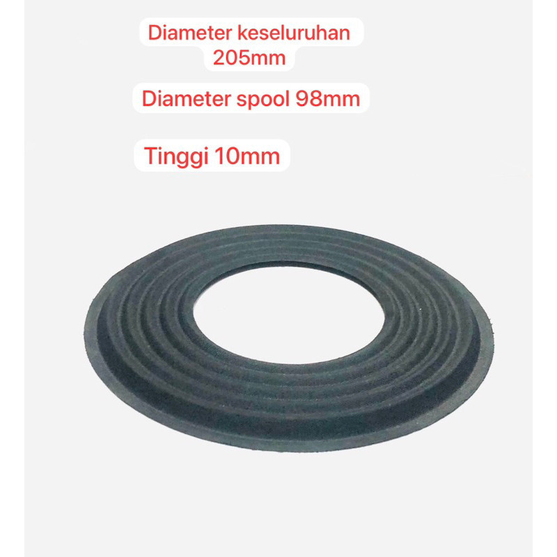 Dumper Demper Speaker Membrane 18inch Spool Hole 98mm Diameter 205mm ...
