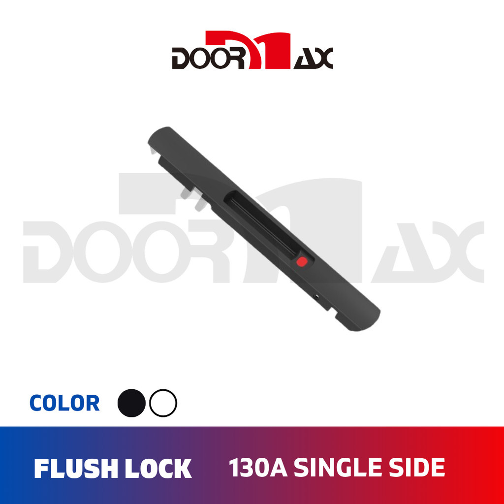 DOORMAX 130A Single Side Flush lock (Black/White) | Shopee Philippines