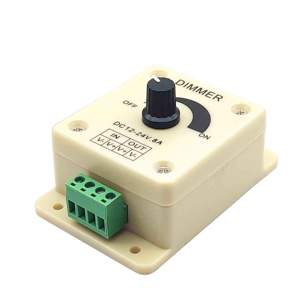 Led Dimmer Manual Knob Switch PWM Monochrome Light Strip Light Bar ...