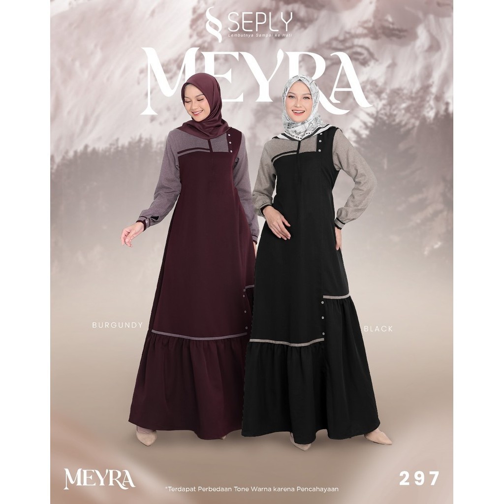 Adult Women's Muslim Gamis Dress Front Zipper Series Meyra 297 by ...
