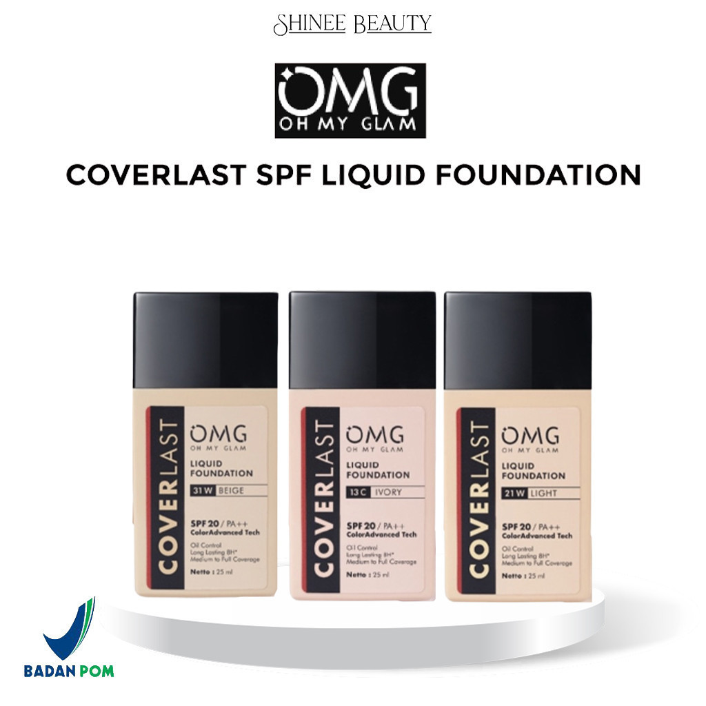 Omg Oh My Glam Coverlast Liquid Foundation - Foundation | Shopee ...
