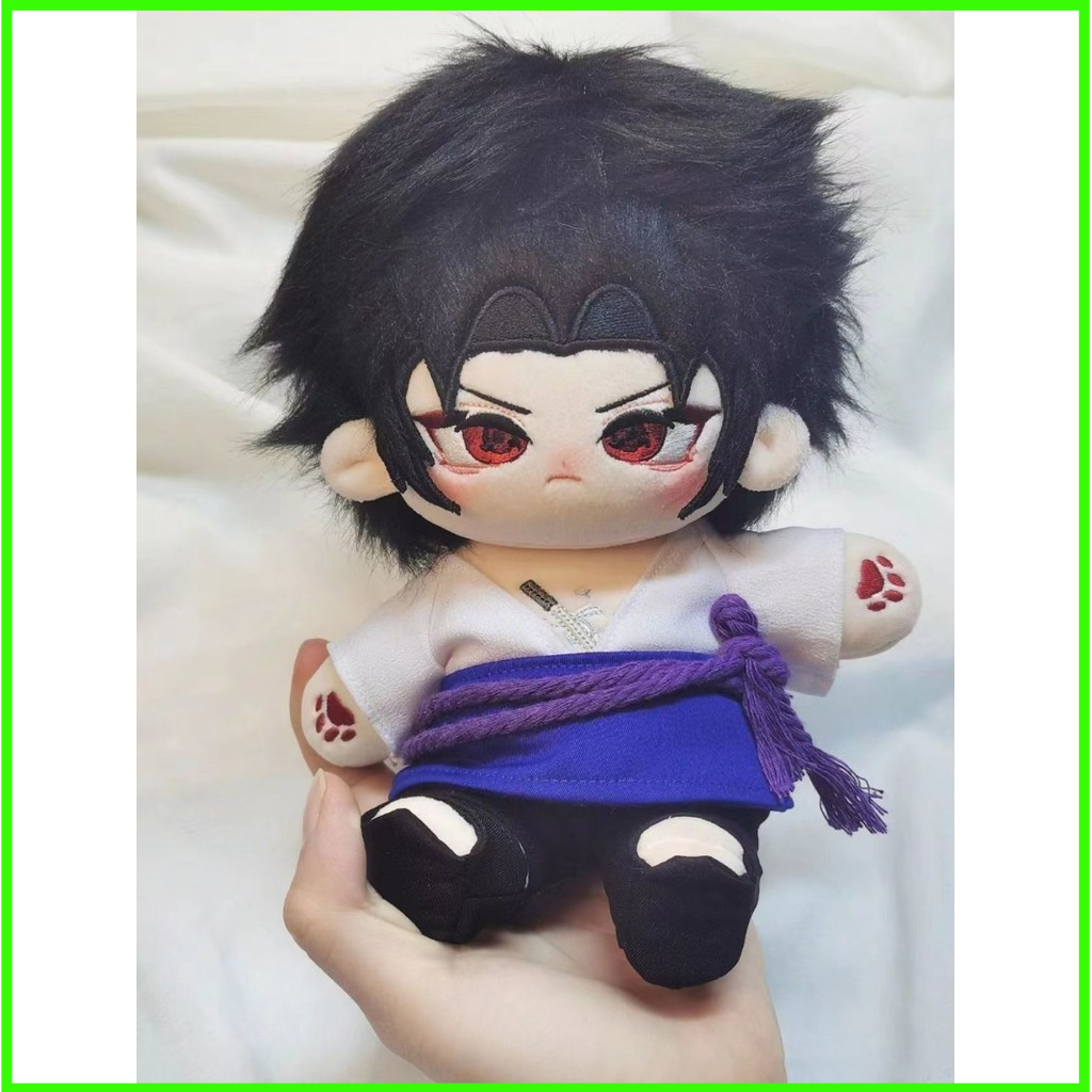 20cm Naruto Uchiha Sasuke Cotton Doll Anime Cartoon Cute Plush Doll for ...
