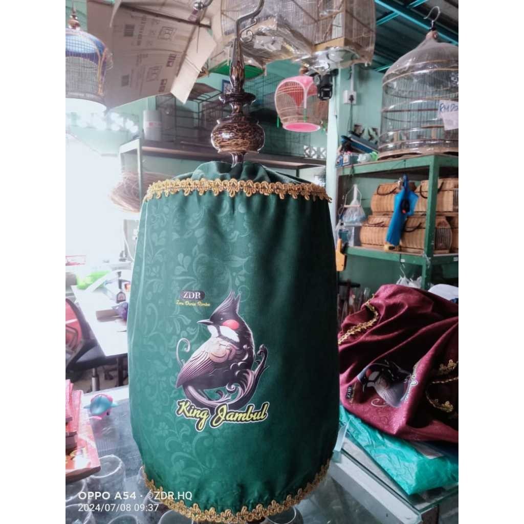 (Crested merbah ROUND CAGE FABRIC 10") round cage fabric, bird cage ...
