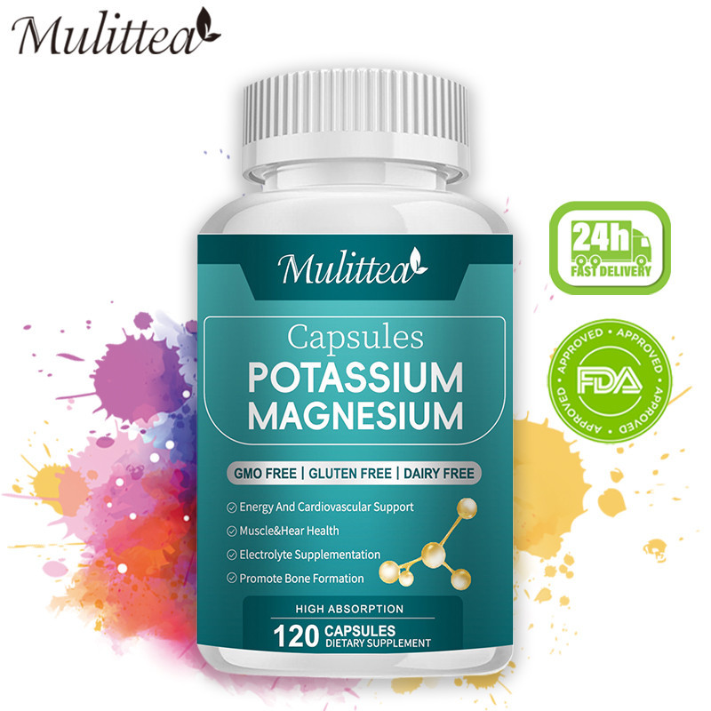 Mulittea Potassium Magnesium Capsules Supports Cardiovascular Health ...