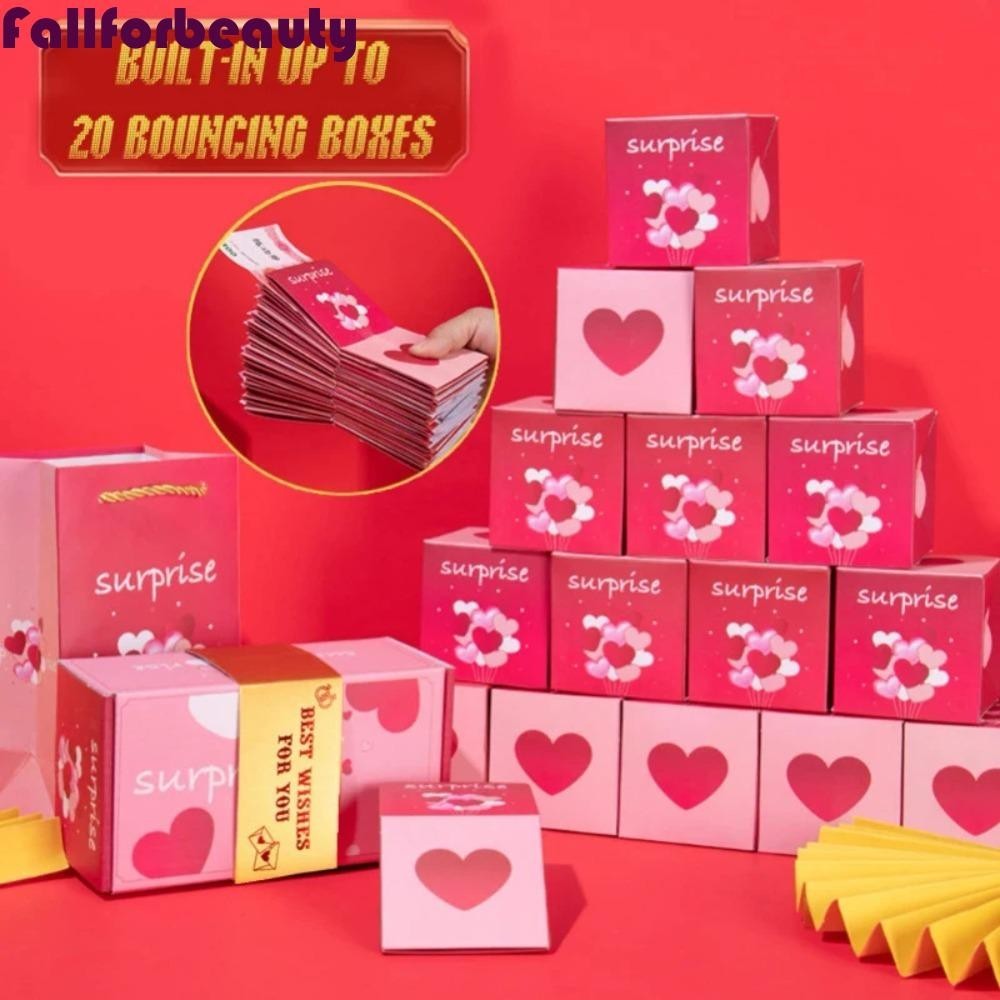 FALLFORBEAUTY Cash Explosion Gift Box, Pop Up Surprise Luxury Surprise ...
