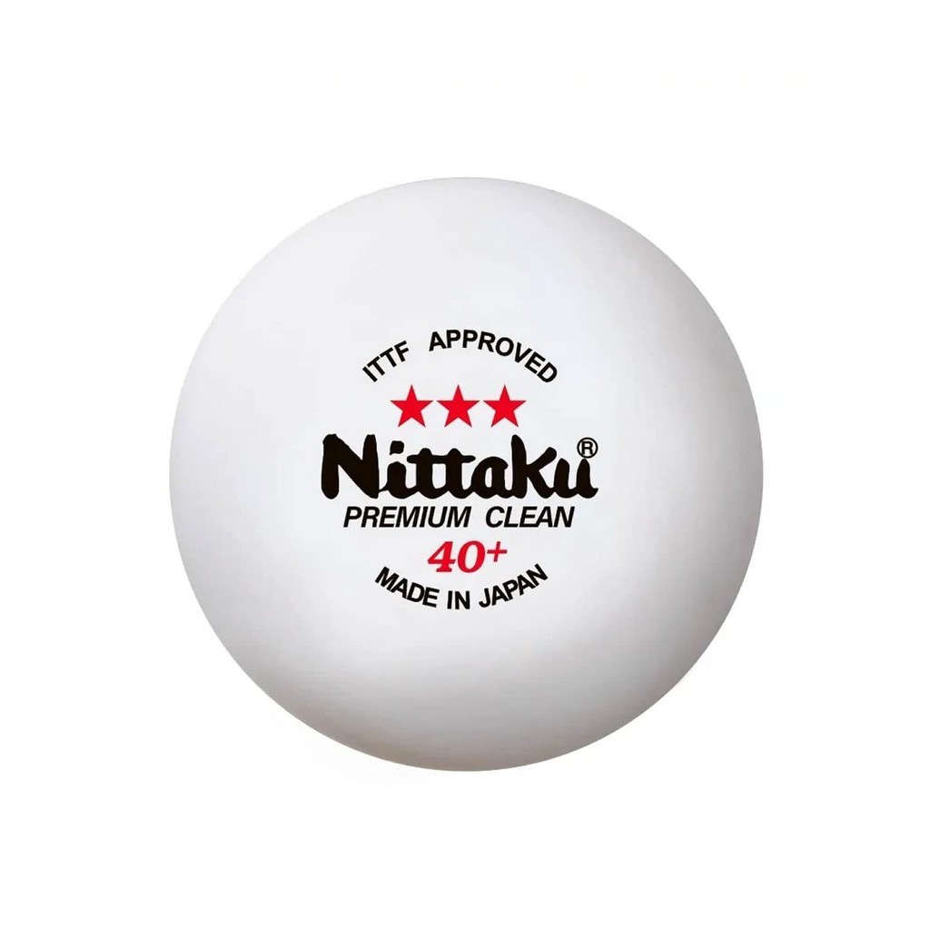 Nittaku Table Tennis Ball 3 Star Premium Clean 3 Balls Anti-viral and ...