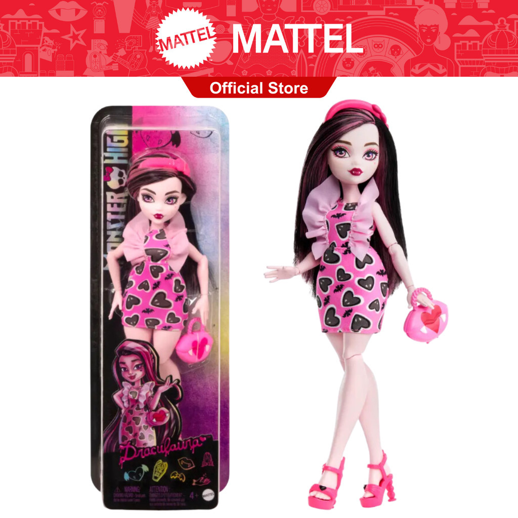Monster High Fashionable Draculaura Doll with Accessories and 11 points ...