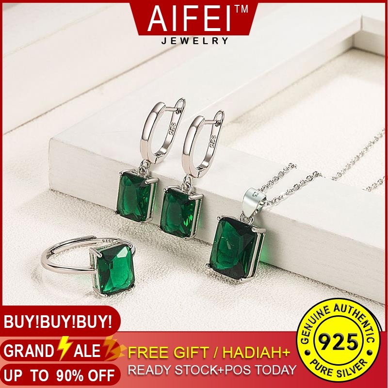 AIFEI JEWELRY For Original Chain Pendant Pindant Set Square 925 ...