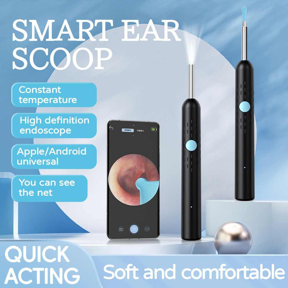 Wireless smart visual ear cleaner otoscope earwax removal tool with ...