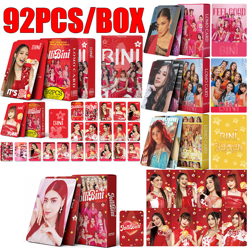 Jollibini photocards BINI Photocards Jollibee photocard 55PCS ...