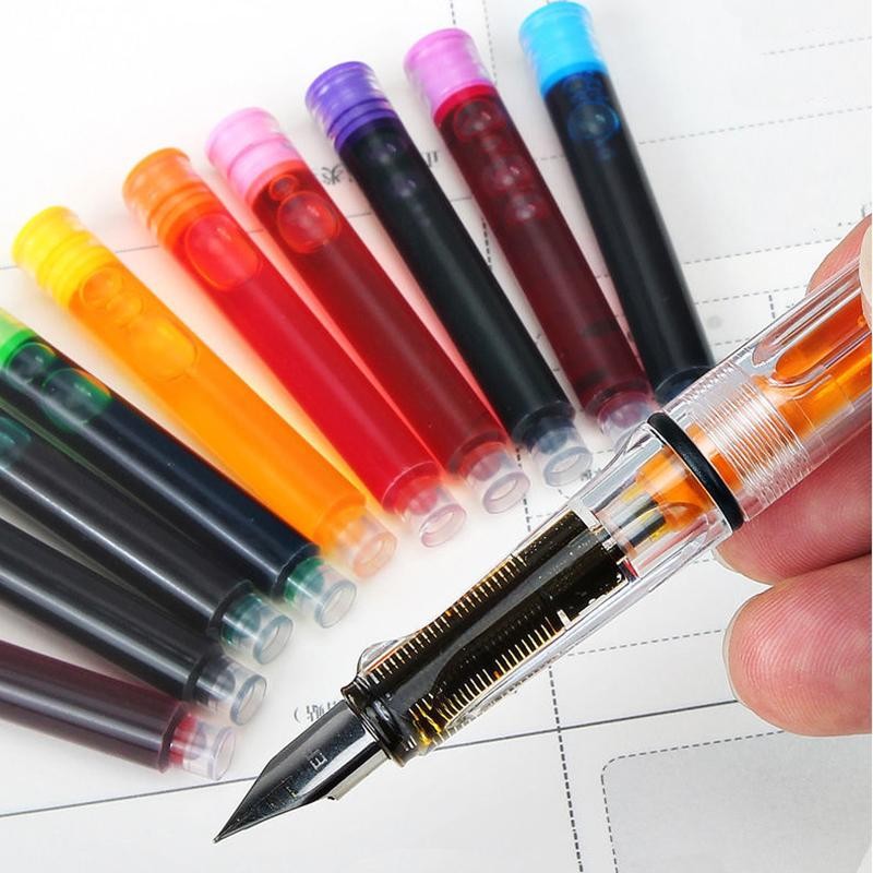 Fountain Pen Ink Refills Transparent Fountain Pen Set 0.5MM EF Nib ...