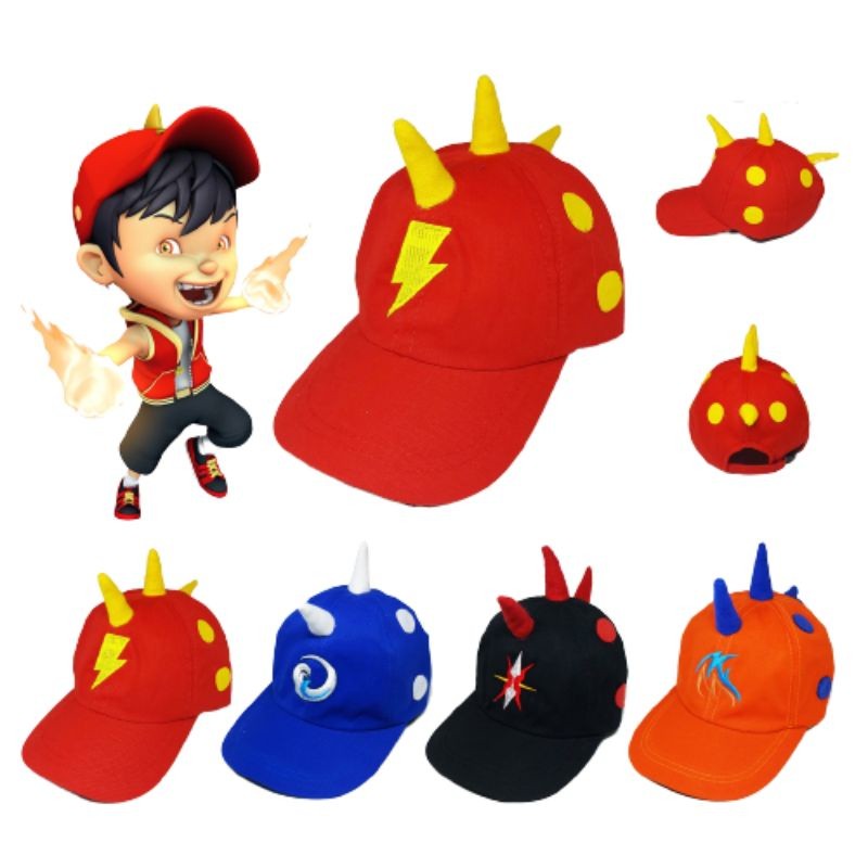 Children's Baseball Cap with Boboiboy Character Model for boys and ...