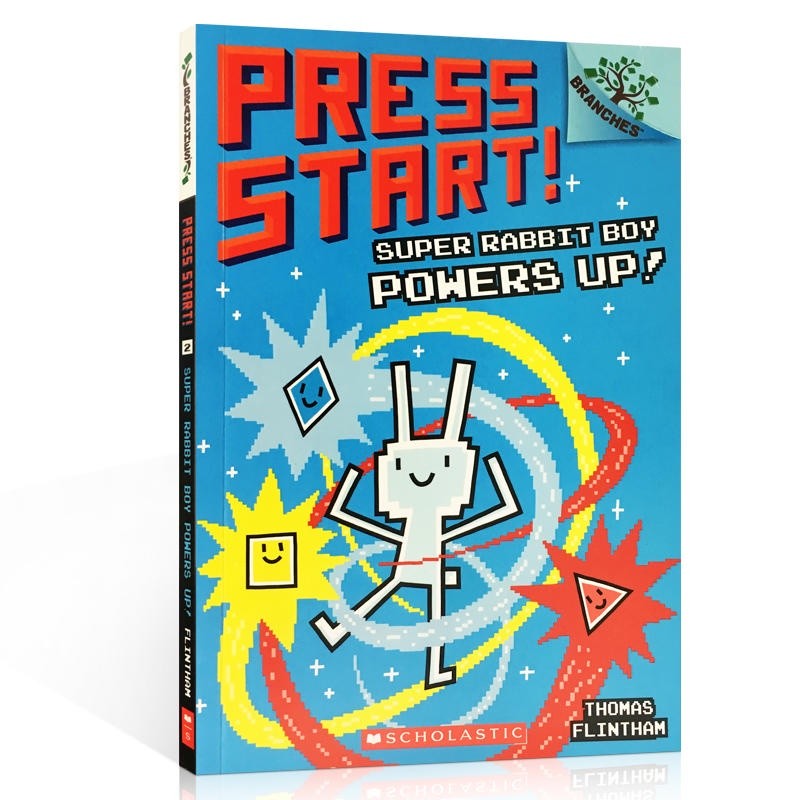 PRESS START #2 Super Rabbit Boy Powers Up Square Rabbit English ...
