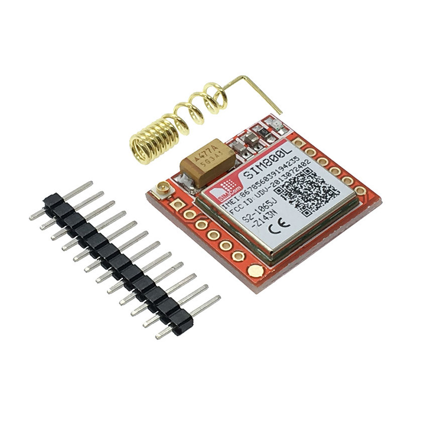 Smallest SIM800L GPRS GSM Module MicroSIM Card Core BOard Quad-band TTL ...