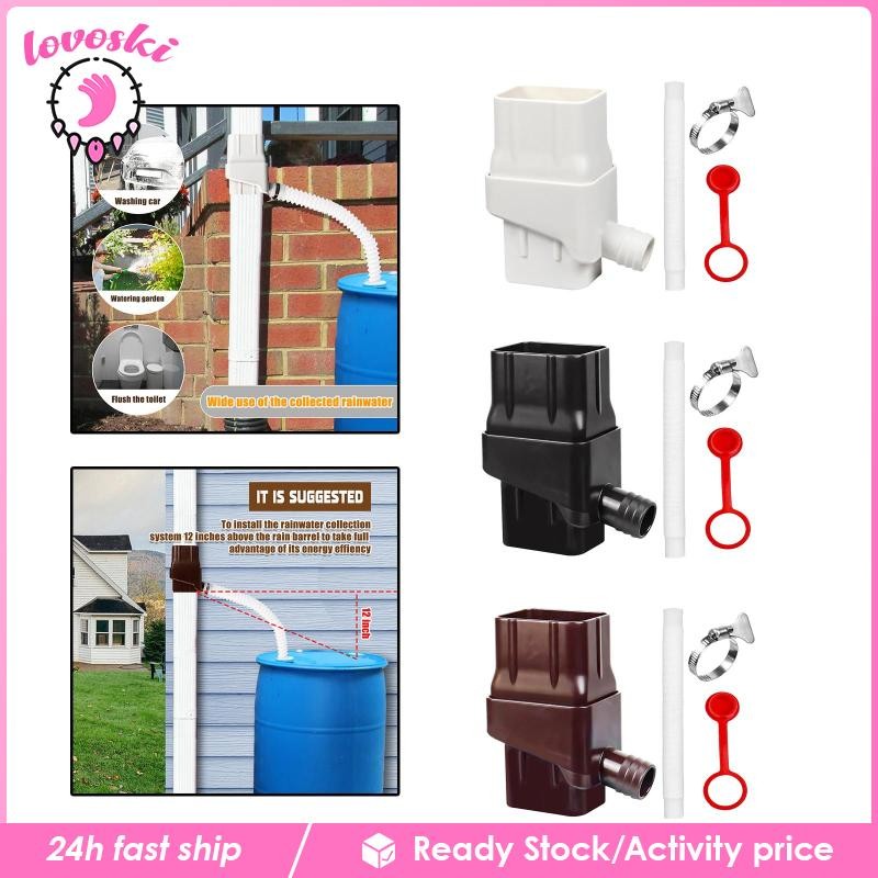 [Lovoski] Rainwater Harvesting System Rainwater Collector Connection ...
