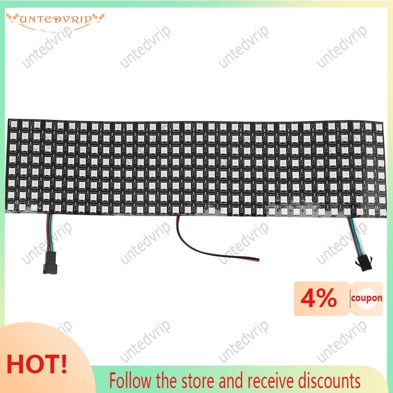 【untedvrip】 LED Matrix Panel, WS2812B RGB 832 Pixels Digital Flexible ...