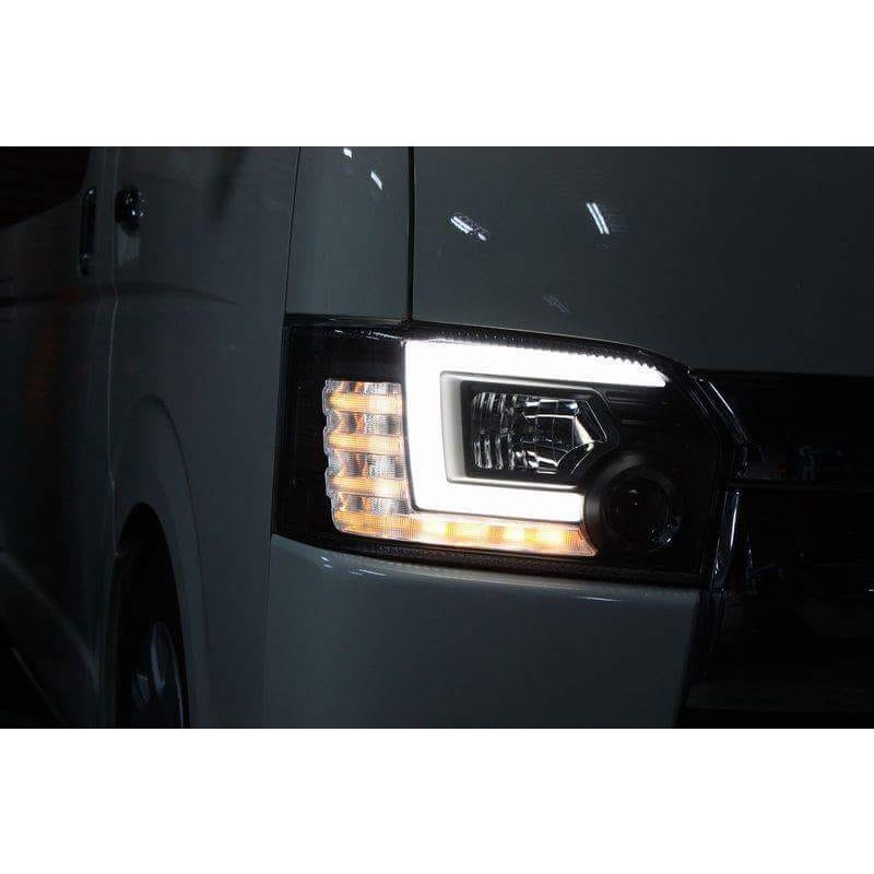 Hiace HIACE 14-18 200 series LED headlight headlight water steering ...