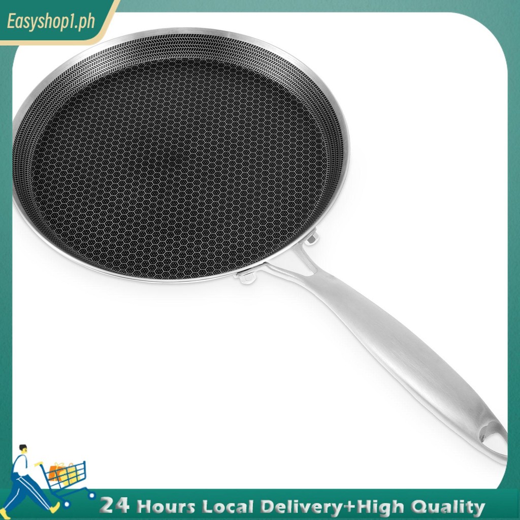 Crepe Pan Nonstick Honeycomb Dosa Pan Stainless Steel Kitchen Pancake ...