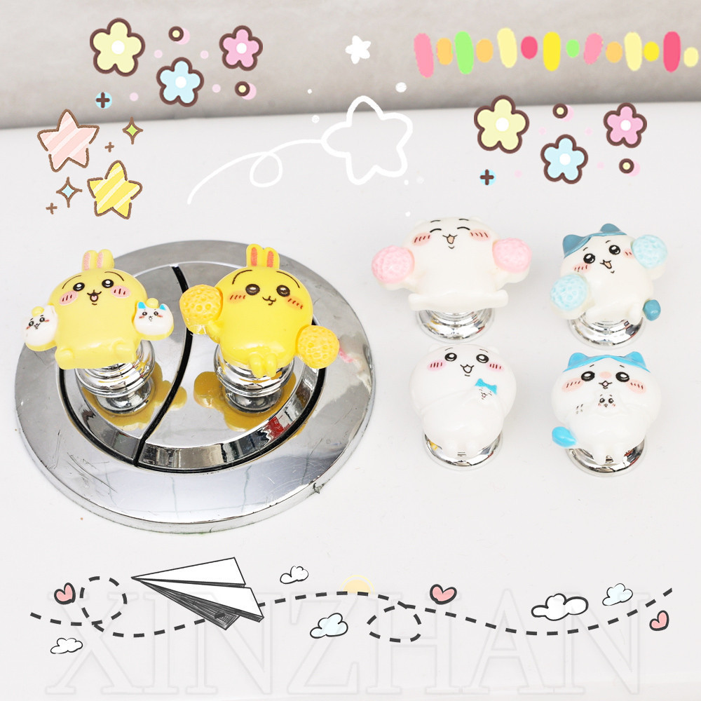 Cute Chiikawa Toilet Water Tank Pressing Device - Cupboard Drawer ...