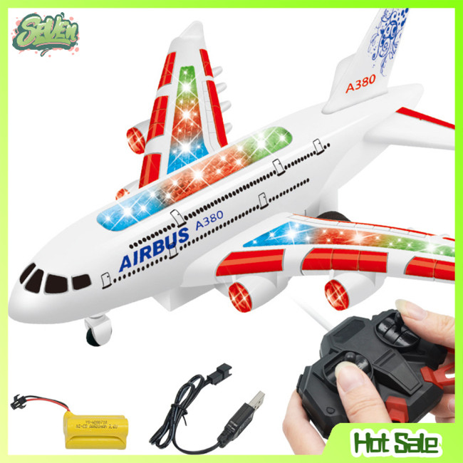 A380 Airbus Toys RC Airplane with Music Lights Large Electric-Remote ...