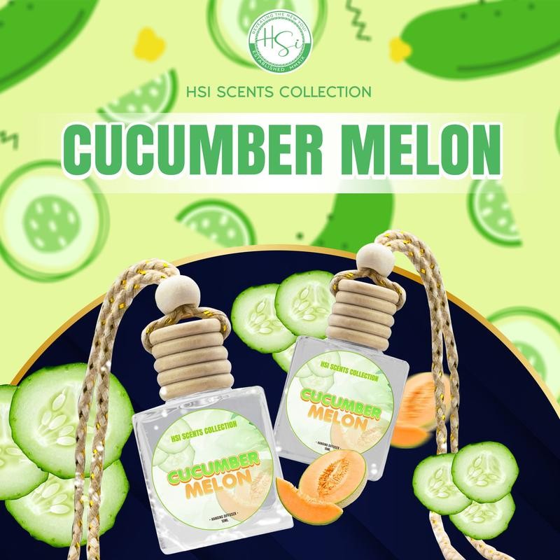 HSI Scents Collection Cucumber Melon Car & Room Hanging Diffuser 10ML ...