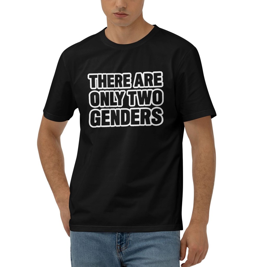 There Are Only Two Genders Novelty Print Wear Fashion T Shirt | Shopee ...