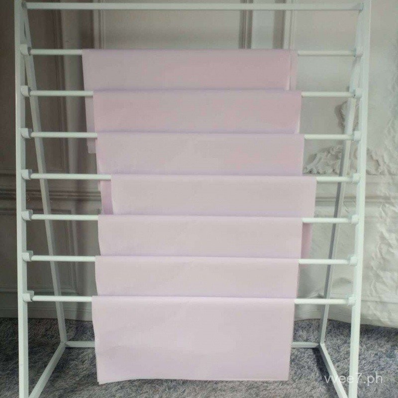 Ribbon Rack with Wheels Mobile Cloth Wrapping Paper Storage Rack Flower ...