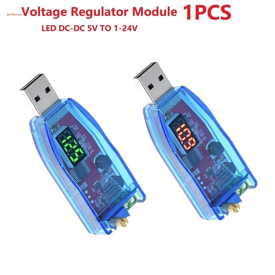 Regulator Module 1PCS USB Step Up Down 5V To 1-24V Buck Boost Converter ...