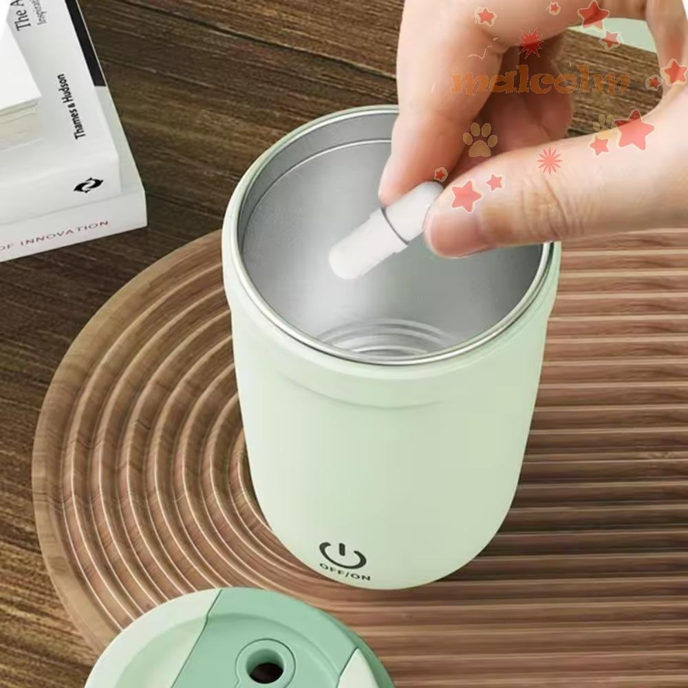 MALCOLM Self Stirring Coffee Mug, 400ml Electric Automatic Mixing Cup ...