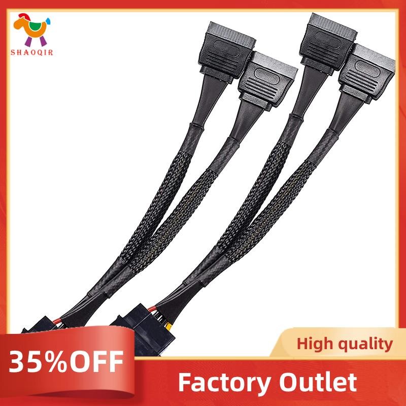 Hot Sale 4 Pin Male IDE Molex to Dual 15Pin Female SATA Power Splitter ...
