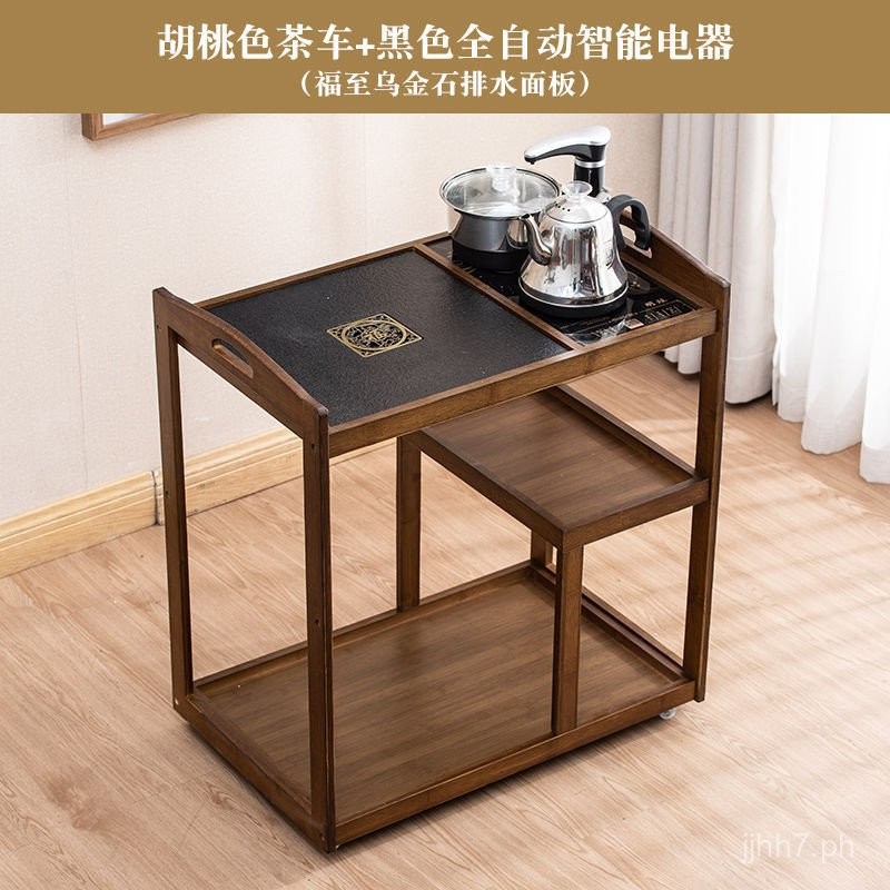 Mobile Tea Cart Tea Table Modern Simple Teaware Home Living Room Tea ...