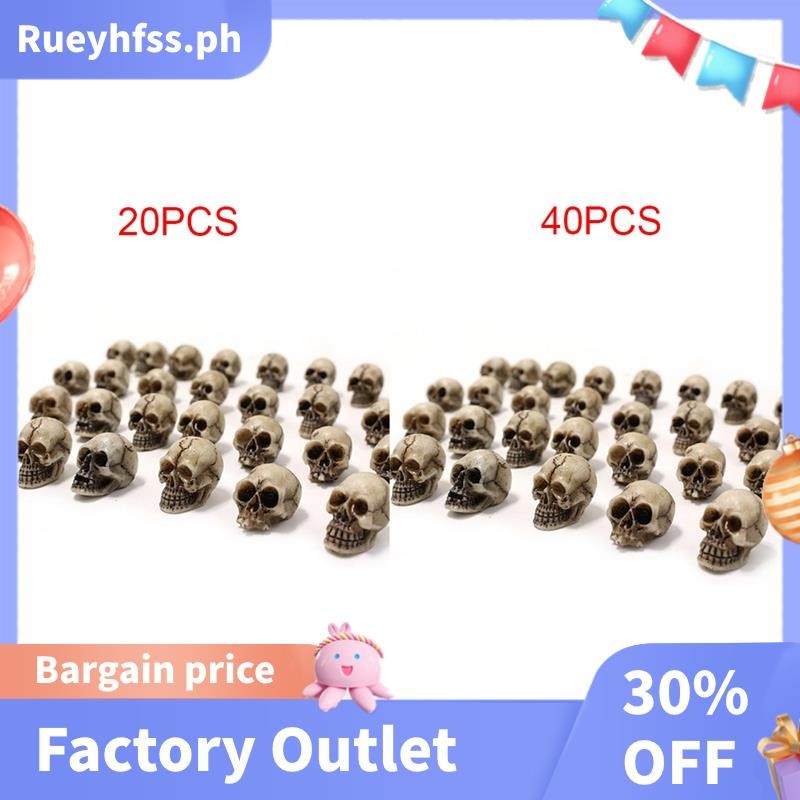 Excellent Simulation Skull Model Toys Modern Mini Skull DIY Halloween ...