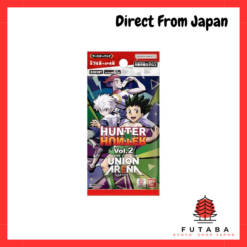 BANDAI UNION ARENA Booster Pack HUNTER×HUNTER Vol.2 (EX01BT) - Box of 12 PacksDirect from Japan ...