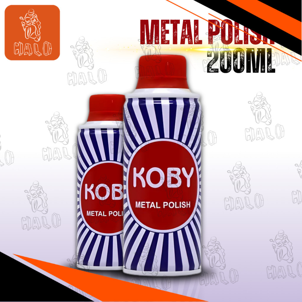 [HALO MOTORS] AUTOMOTIVE CAR CARE KOBY METAL POLISH 200ML KOBY MOTOR ...