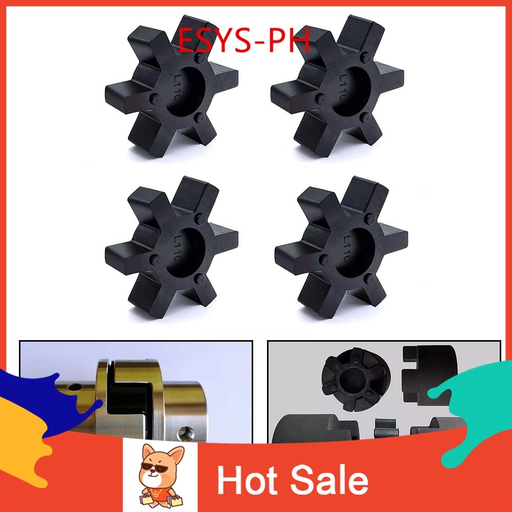 [ESYS-PH] 4PCS L110 Flexible NBR Rubber Spider Insert Fit L-110 for ...