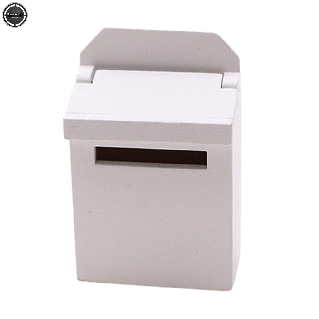 GG+HOMETOOL Vintage Wooden Flip Mailbox Model Enhance the Nostalgic ...