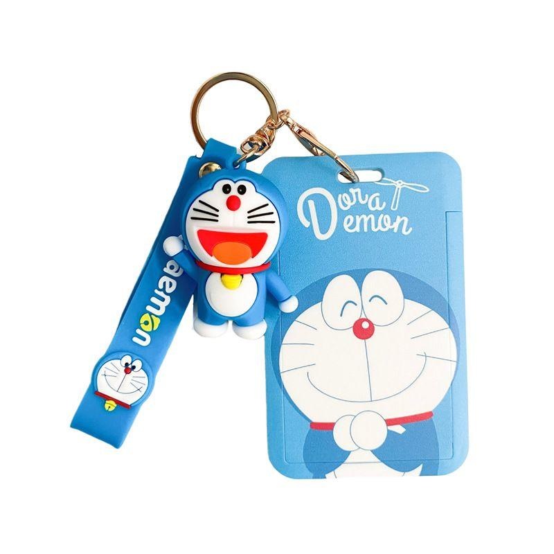 Raemon Keychain Campus Meal Card Worker Card Doraemon Blue Fat Cover ...