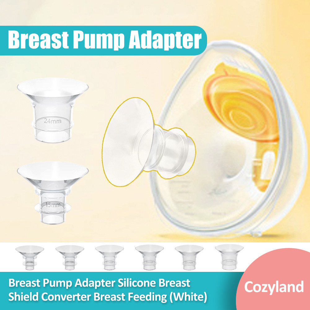 Cozyland Breast Pump Adapter Silicone Breast Shield Converter Breast ...