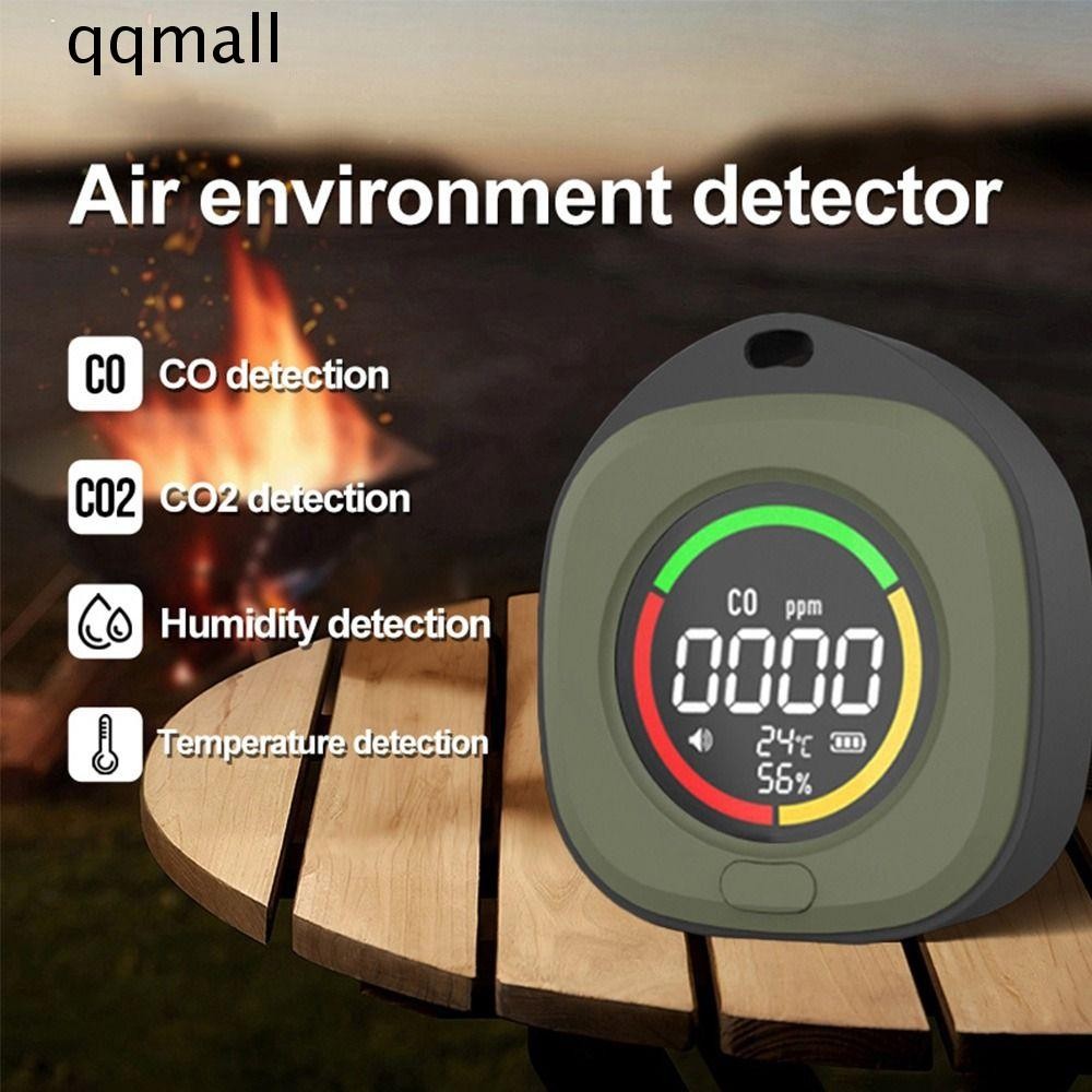 QQMALL Carbon Monoxide Detector, 4-in-1 Accurate Detection Carbon ...