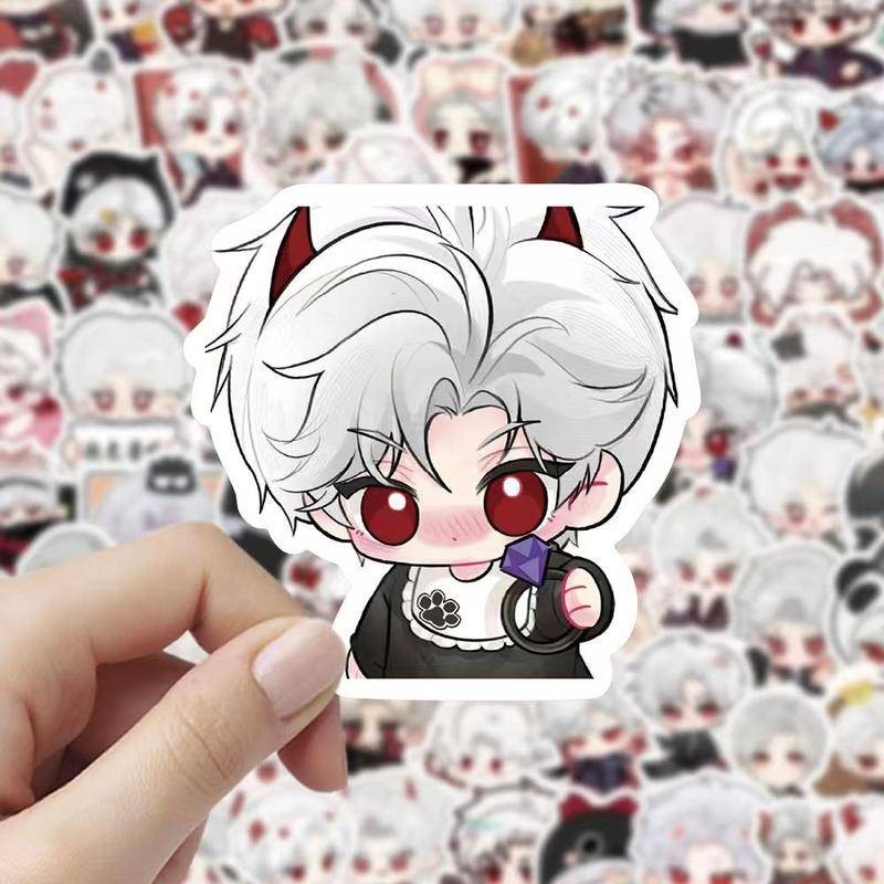 100Pcs/Set Kawaii Game Love and Deepspace Stickers Sylus Qin Che Decals ...