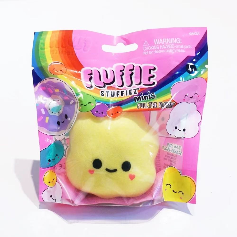 Fluffie Stuffies Minis Blind Box Squishy Popcorn Donut Soft Stretchy ...